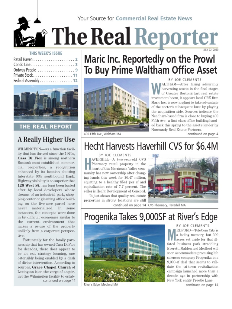 The Real Reporter July 23, 2010 | PDF | Loans | Mortgage Loan