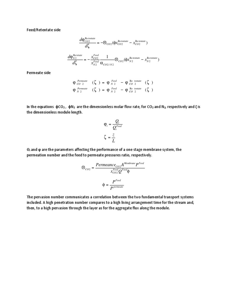 Understanding Retentate in Membrane Systems | PDF | Membrane | Chemical ...