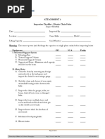 Chain Block Inspection Checklist Form | PDF