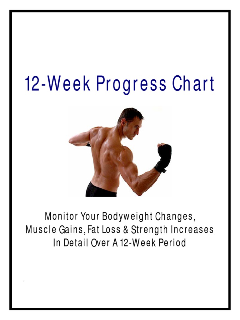 12 Week Progress Tracker | PDF | Human Anatomy | Recreation