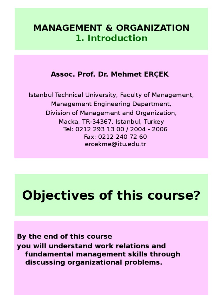 MBA MGMT 1 Introduction | PDF | Goal | Motivation