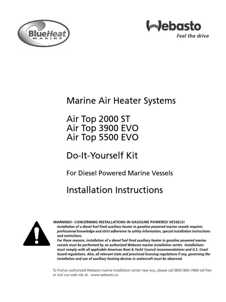 Webasto Manual Indepth | PDF | Diesel Engine | Watt