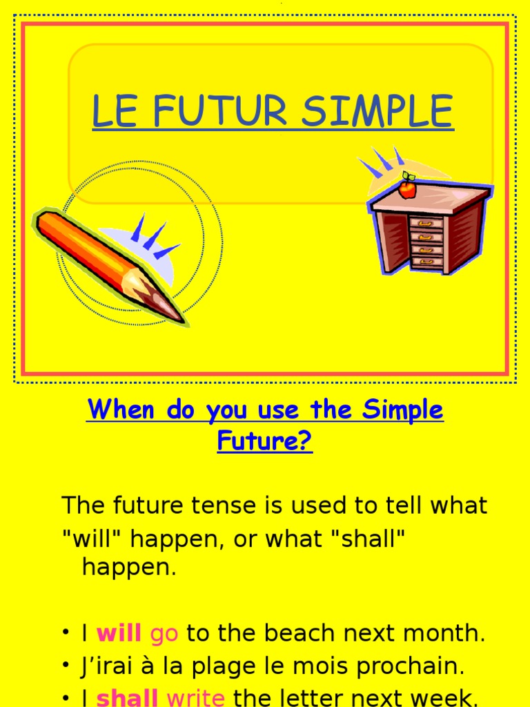 Le Futur Simple Et Le Futur Proche | PDF | Unités sémantiques | Langues