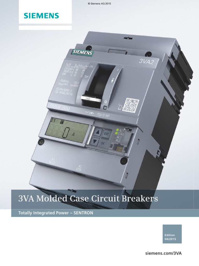 3VA Molded Case Circuit Breaker Catalog 04 2015 6914 | PDF | Electric ...