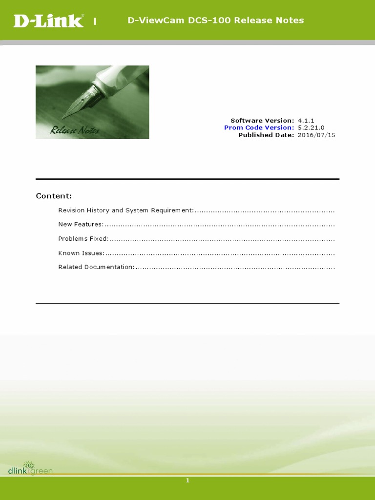 DCS-100 - Release Note - V4.1.1 - 20161004 | PDF | Advanced Micro ...