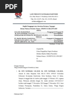 Contoh Eksepsi Perdata | PDF