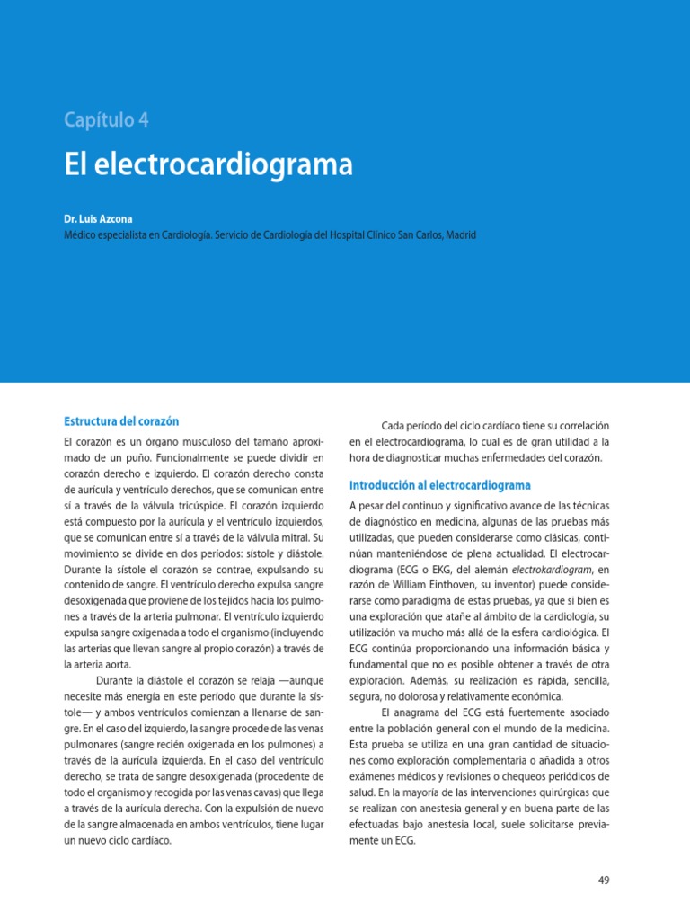 Fbbva Librocorazon Cap4 | PDF | Corazón | Electrocardiografia