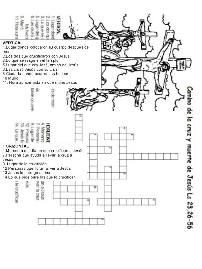 Crucigrama Religion | PDF