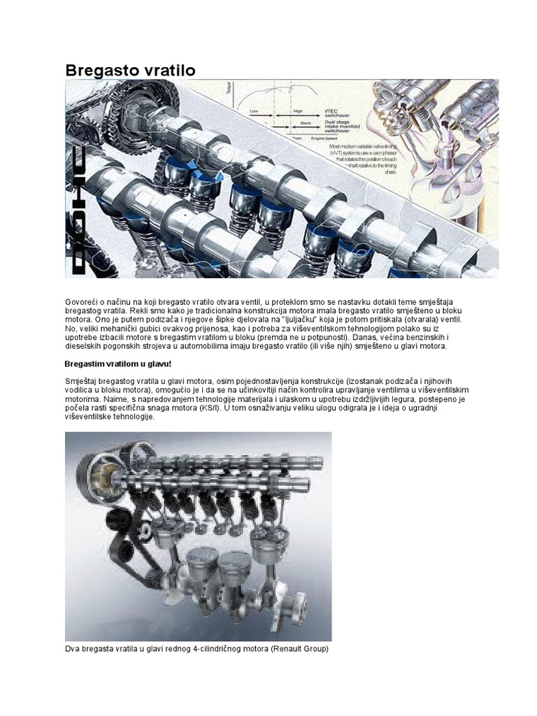 Bregasto Vratilo-Osovina | PDF