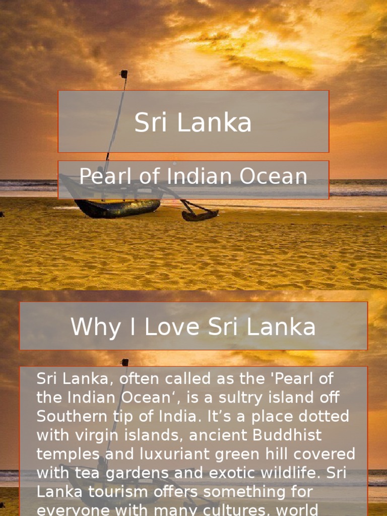 Sri Lanka Presentation | PDF | Sri Lanka | Tourism