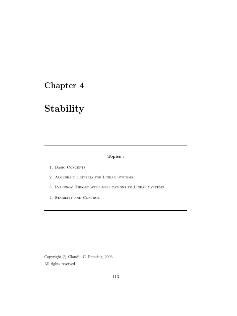 AM32LC4 Stability PDF | PDF | Stability Theory | Eigenvalues And Eigenvectors