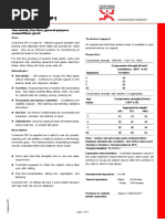 Conbextra GP2 Technical Data Sheet | PDF