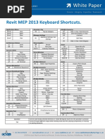 Revit Shortcuts Cheat Sheet | PDF | Software | Software Engineering