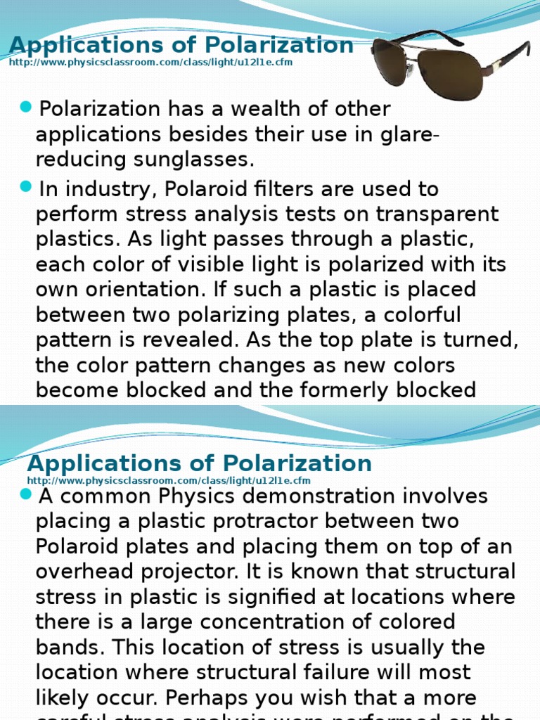 The Many Applications of Polarized Light in Science, Industry, and ...