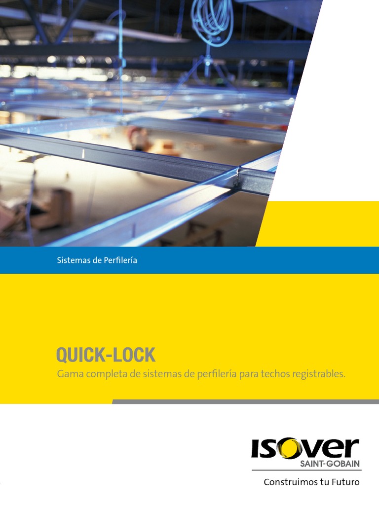 Sistemas de Perﬁlería Quick-Lock | PDF | Aluminio | Materiales de ...