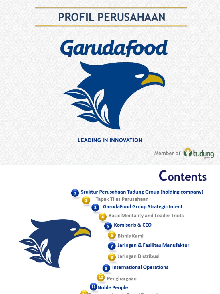 Profil dan Visi GarudaFood Group | PDF | Pengembangan Diri