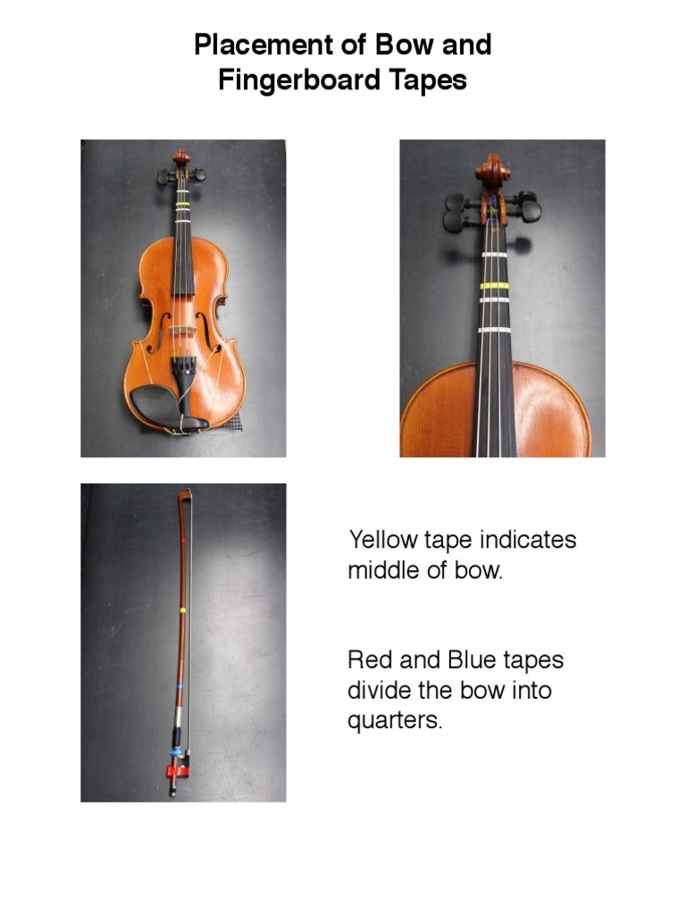 Violin and Bow Tapes
