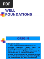 Design of Well Foundation | PDF | Bending | Friction