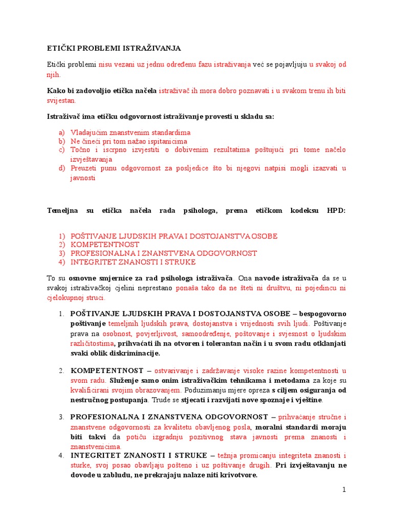 Metodologija (Nova Skripta) | PDF