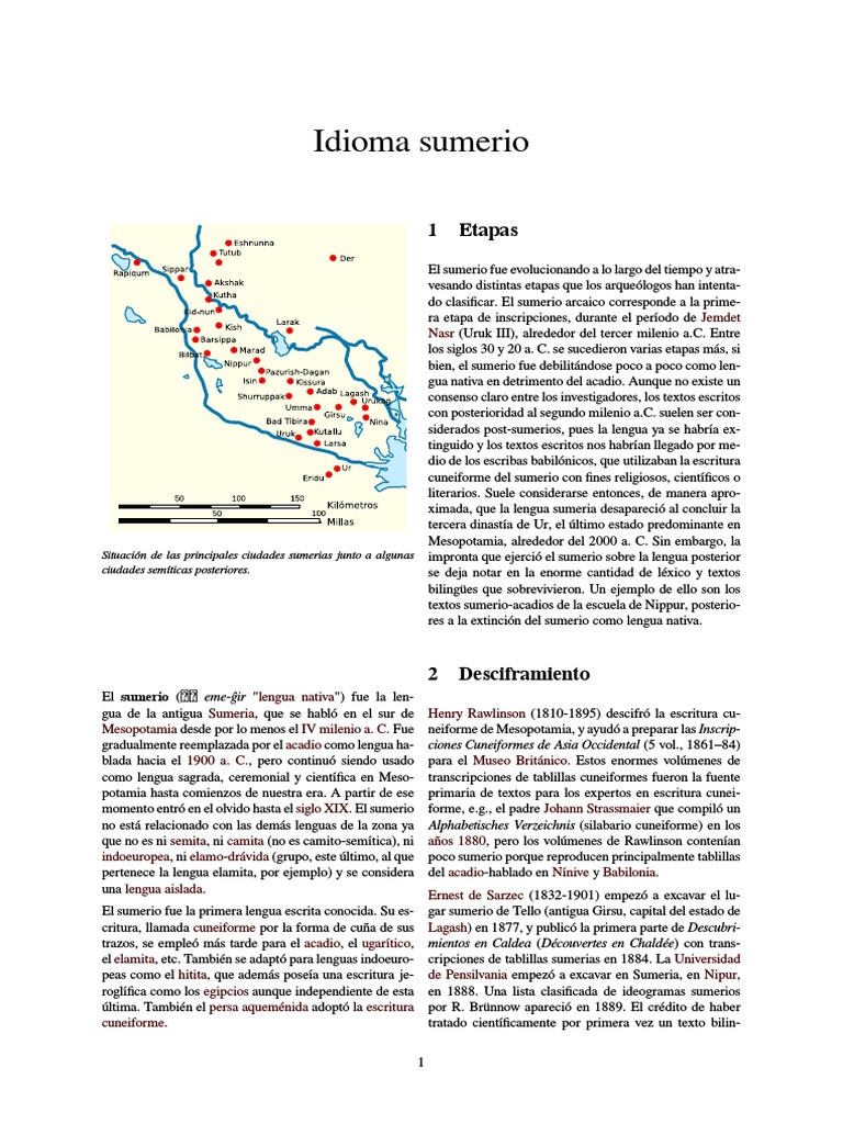 Idioma Sumerio | Gramática | Lingüística