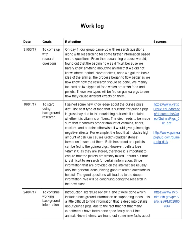 Worklog | PDF | Reinforcement | Action (Philosophy)