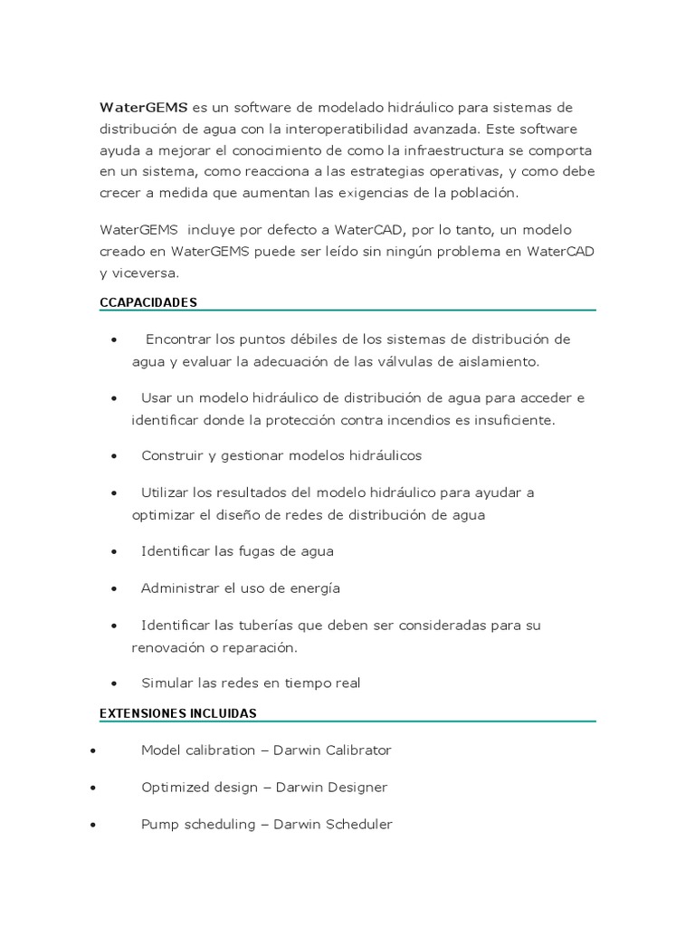 Water Gems | PDF | Scada | Software