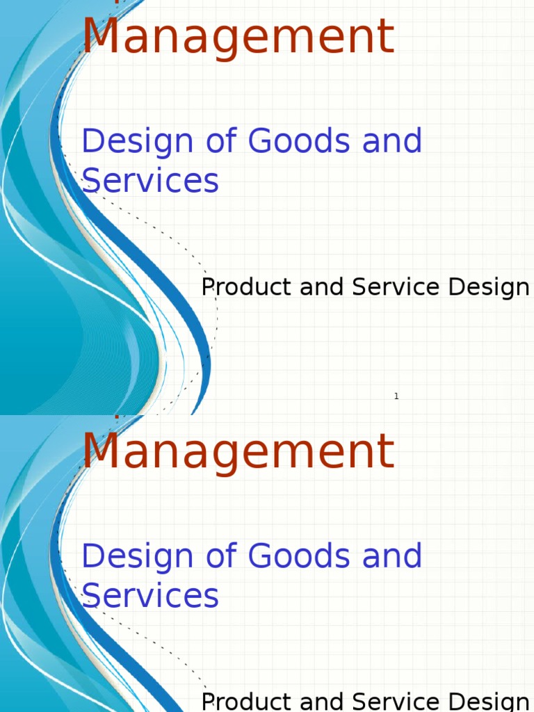 Design of Goods and Services | Download Free PDF | Marketing ...