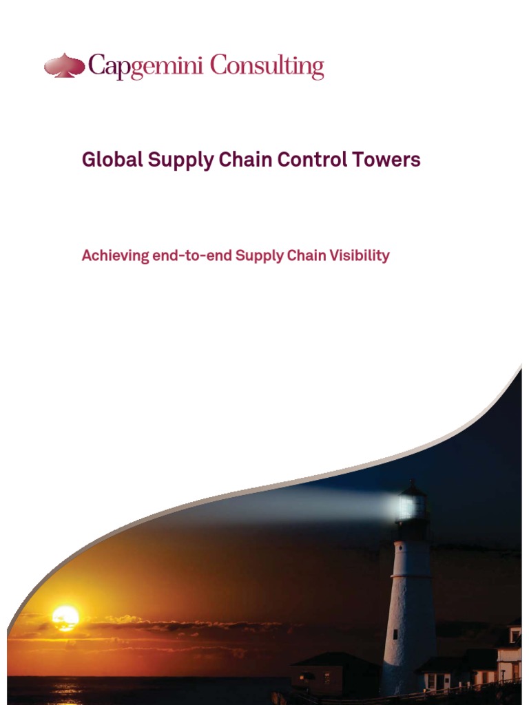 CapGemini - Global Supply Chain Control Towers PDF | PDF | Supply Chain ...