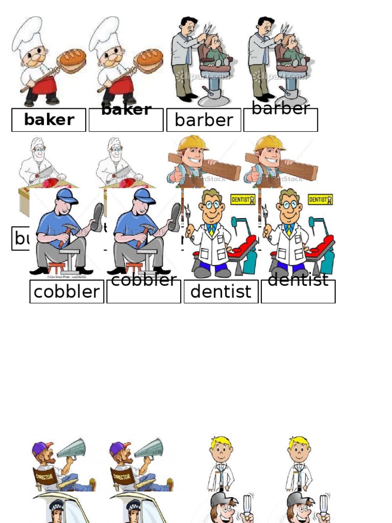 Occupations Game 1 | PDF | Business