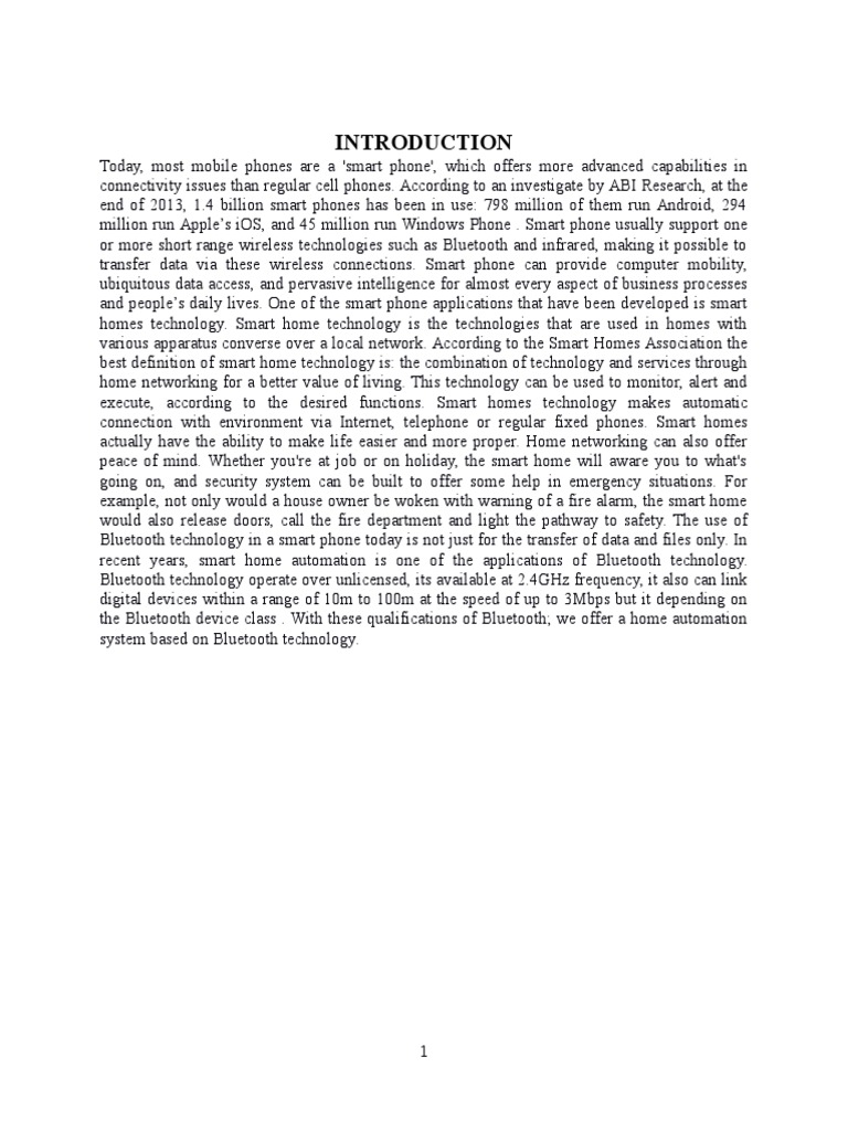 Mini Project Report 2 | PDF | Bluetooth | Arduino