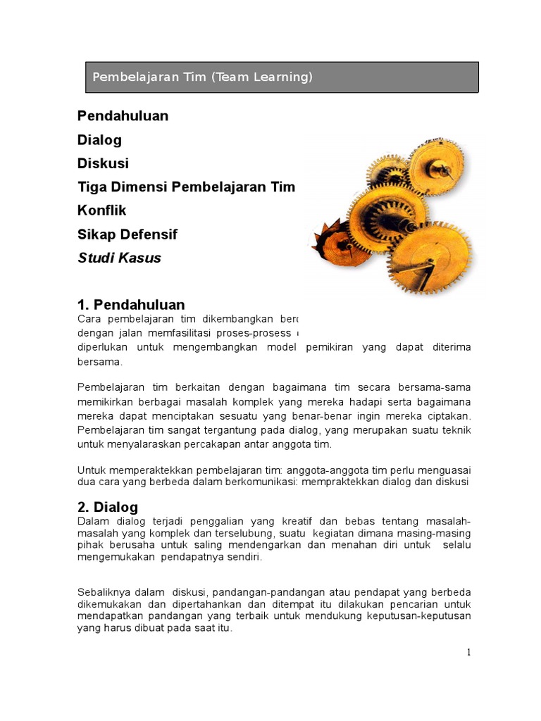 04 Team Learning | PDF