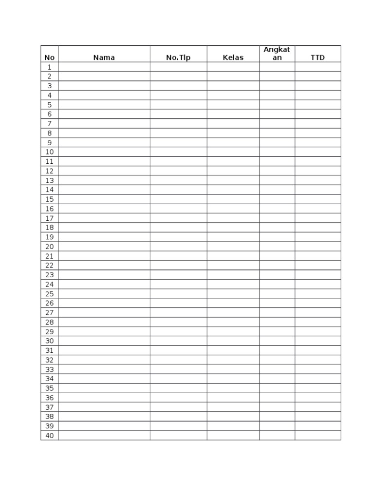 Student Registration Form Template | PDF