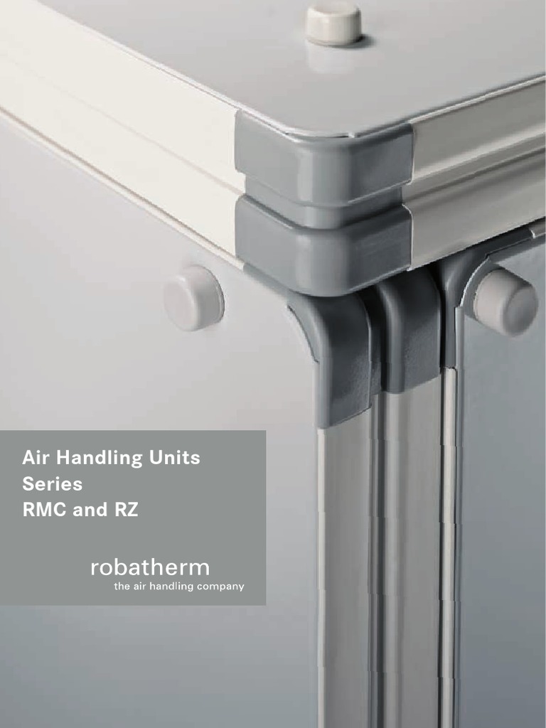 Robatherm RMC-RZ Eng | PDF | Heat Exchanger | Mechanical Fan