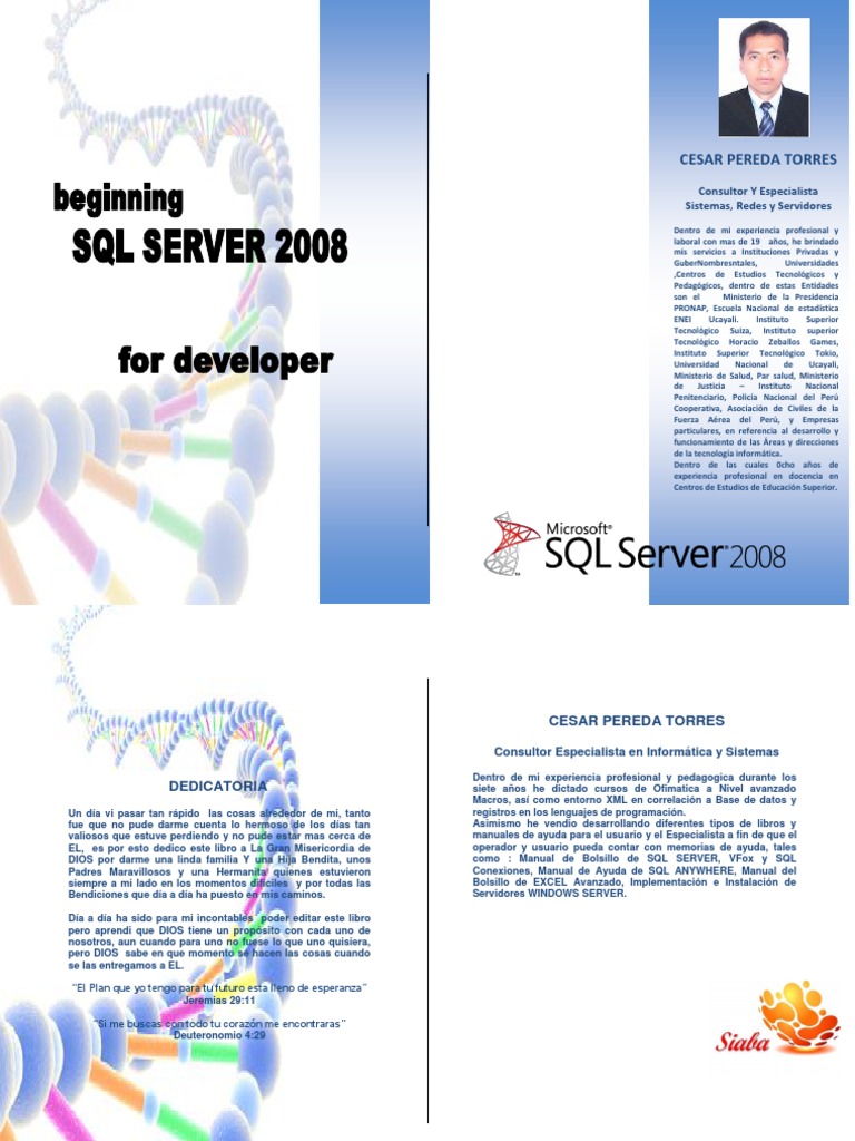 Beginning SQL Server 2008 For Developer PDF | PDF | Servidor SQL de Microsoft | Autenticación
