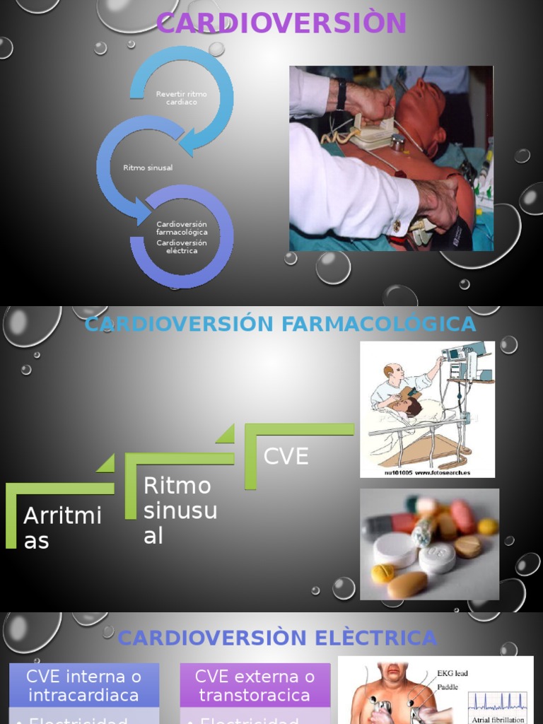 Cardioversiòn Exposicion | PDF | Sistema cardiovascular | Fisiología ...