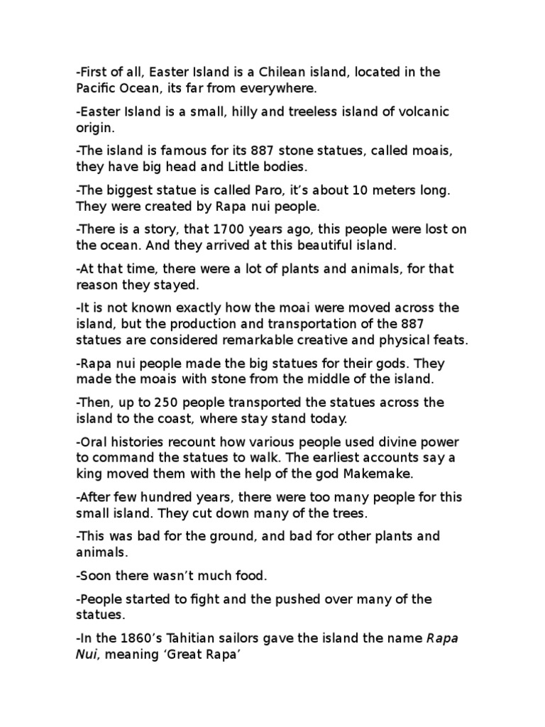 Nui, Meaning Great Rapa' | PDF