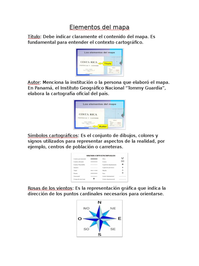 Elementos Del Mapa | PDF