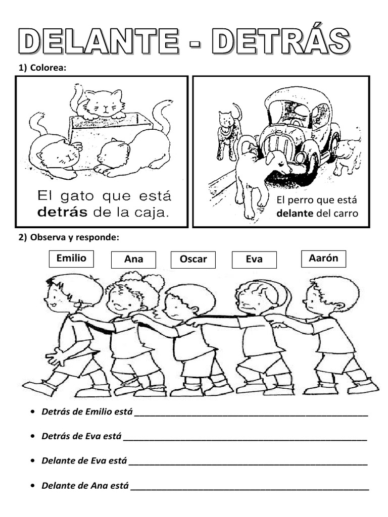 Delante - Detrás | PDF