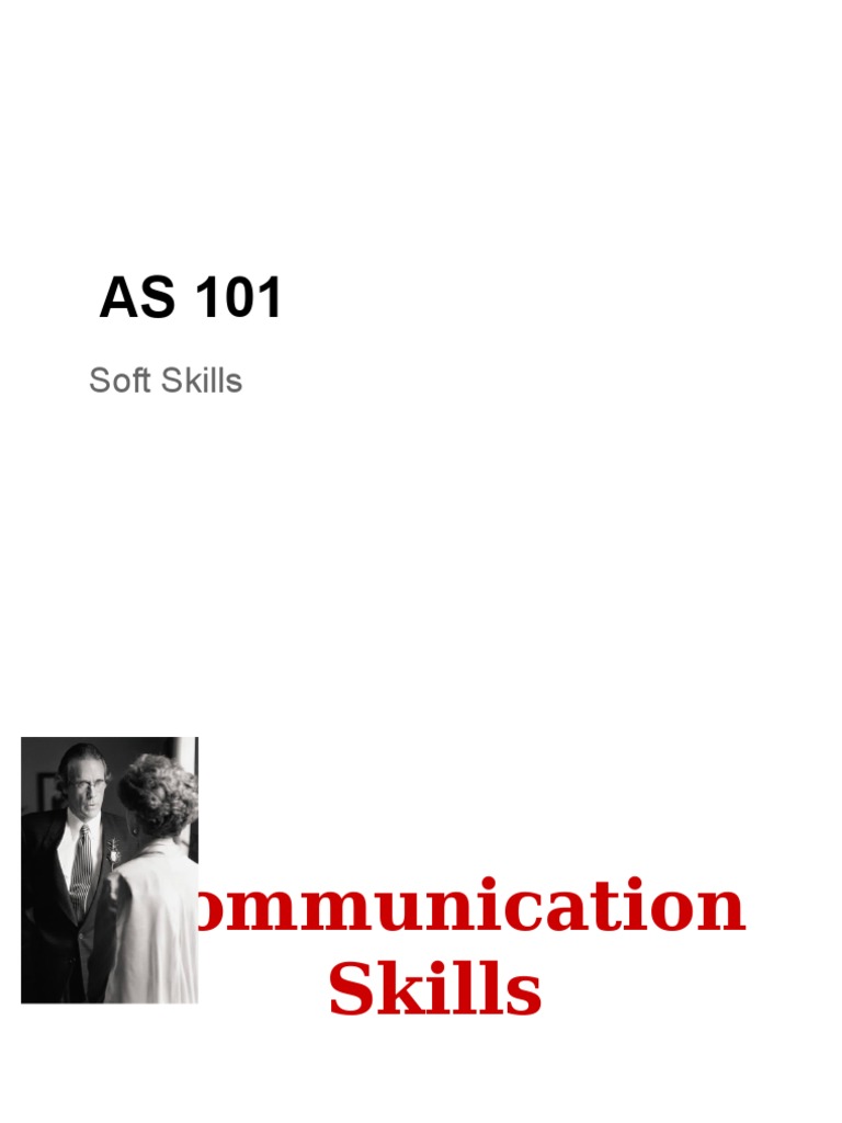Soft Skills Chapter 2 Communication Skills | PDF | Nonverbal Communication | Communication