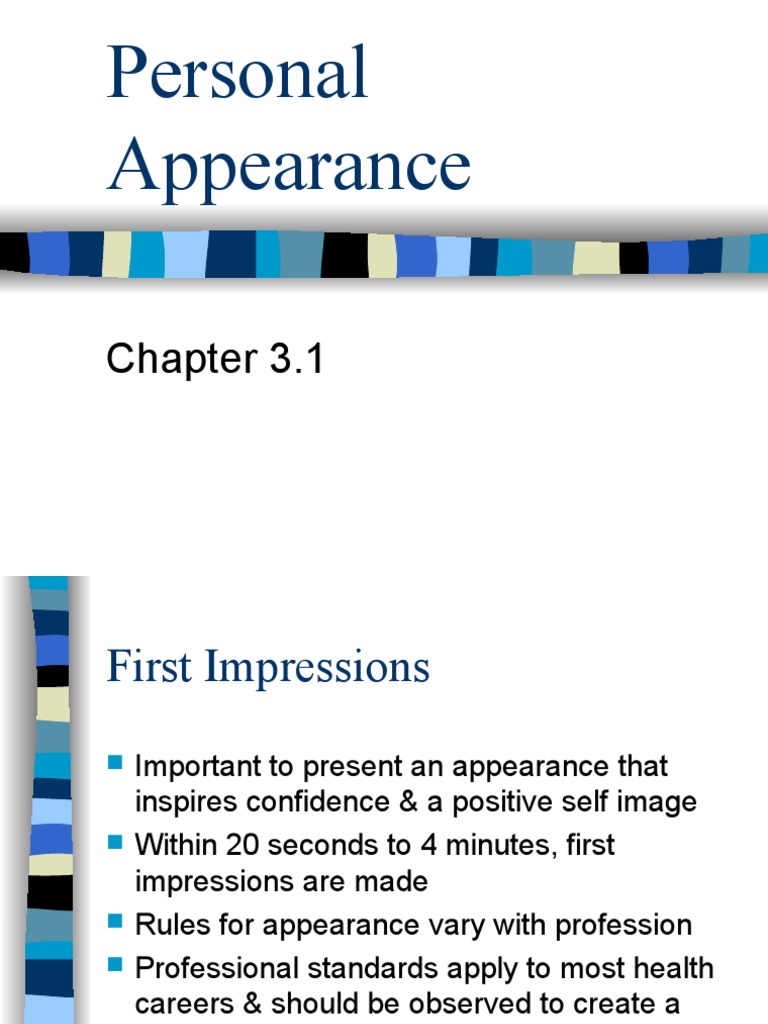 Professional Appearance in Healthcare | PDF | Stress (Biology) | Leadership