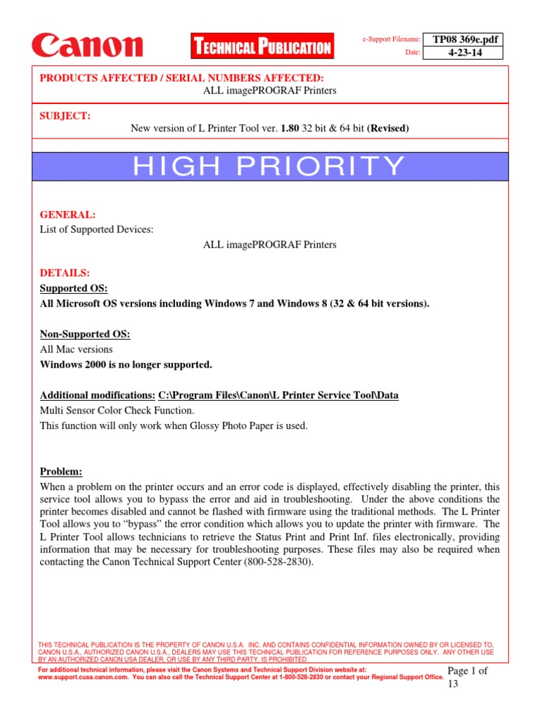 L Printer Tool V 1.80 Instructions | PDF | Portable Document Format ...