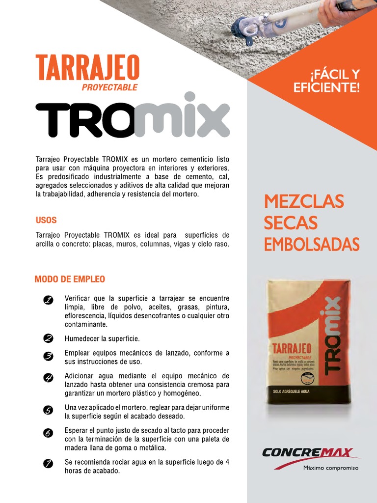 TROMIX TARRAJEO PROYECTABLE
