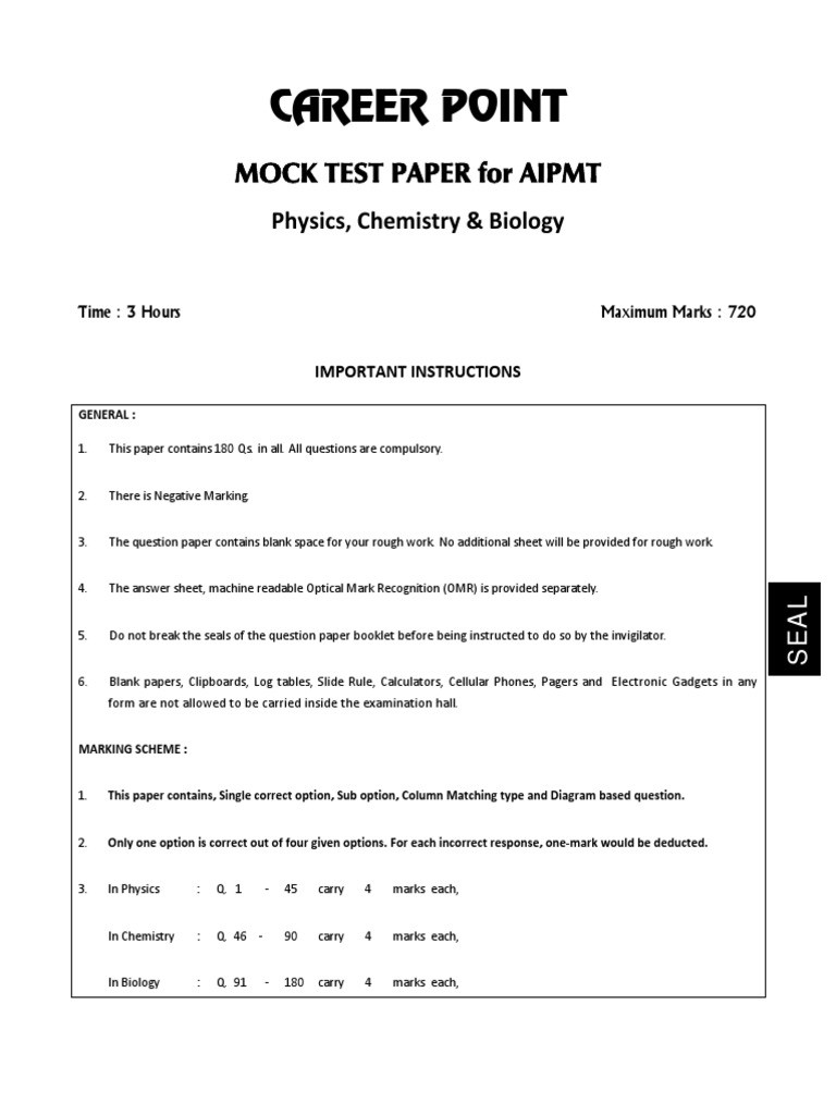 Mock Test - PCB Carrier Point | PDF | Series And Parallel Circuits ...