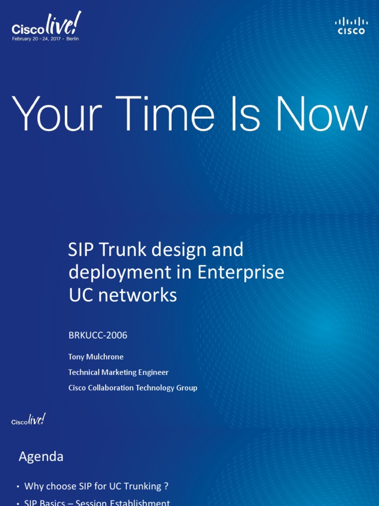 Sip Trunk | PDF | Session Initiation Protocol | Internet