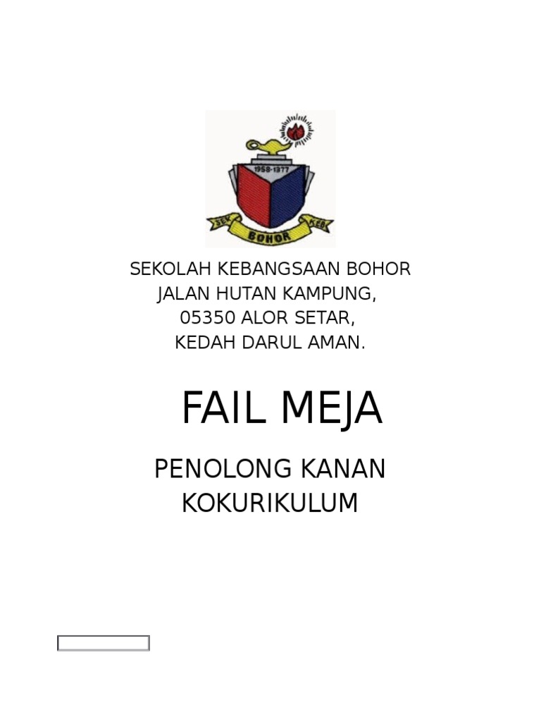 Cover Fail Meja | PDF