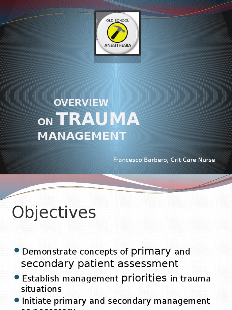 Trauma Overview | PDF | Major Trauma | Respiratory Tract