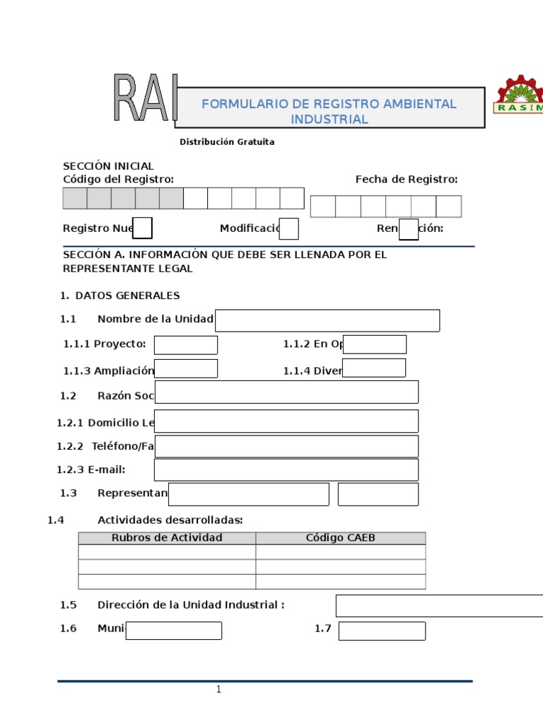 Formato de RAI | PDF | Energía y recursos | Science