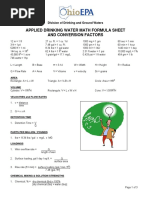 Water Treatment Math Docs | PDF | Water Purification | Gallon