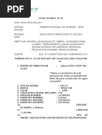 Ficha Tecnica - Valvula Compuerta Bridada Con Elastomero | PDF | Agua | Materiales