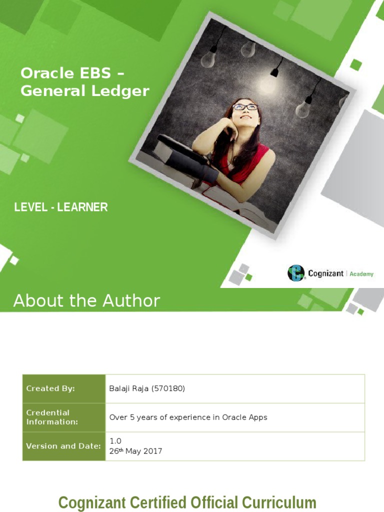 Oracle EBS General Ledger | Download Free PDF | Procurement | Business